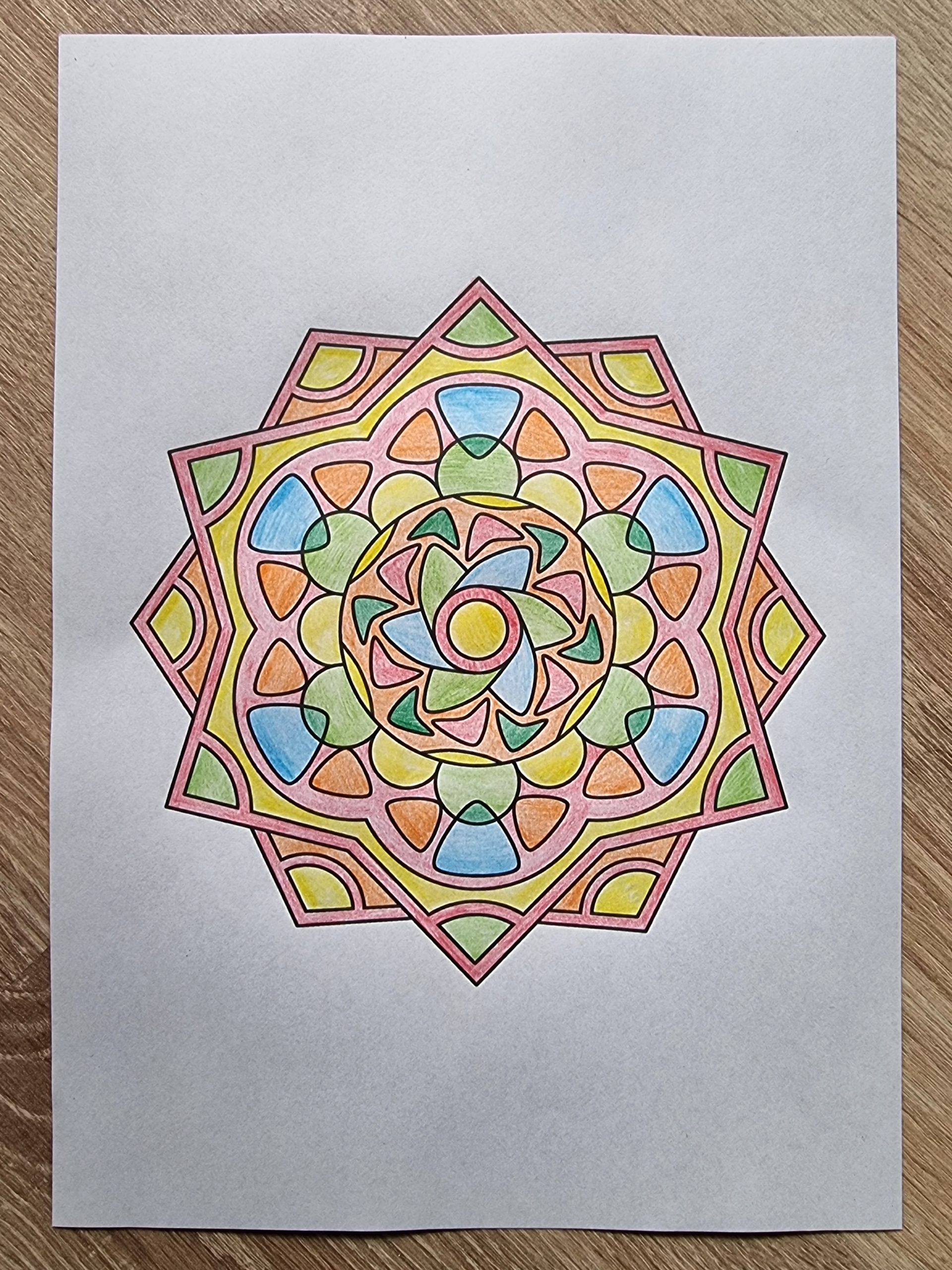 15 Mandalas für Kinder - mit einfachen Mustern